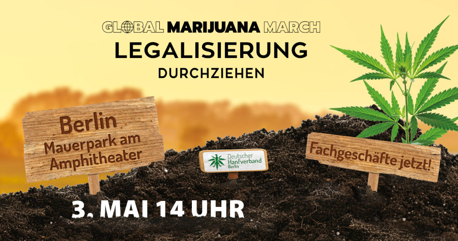 Infos zum Global Marijuana March 2025 in Berlin - Legalisierung ...